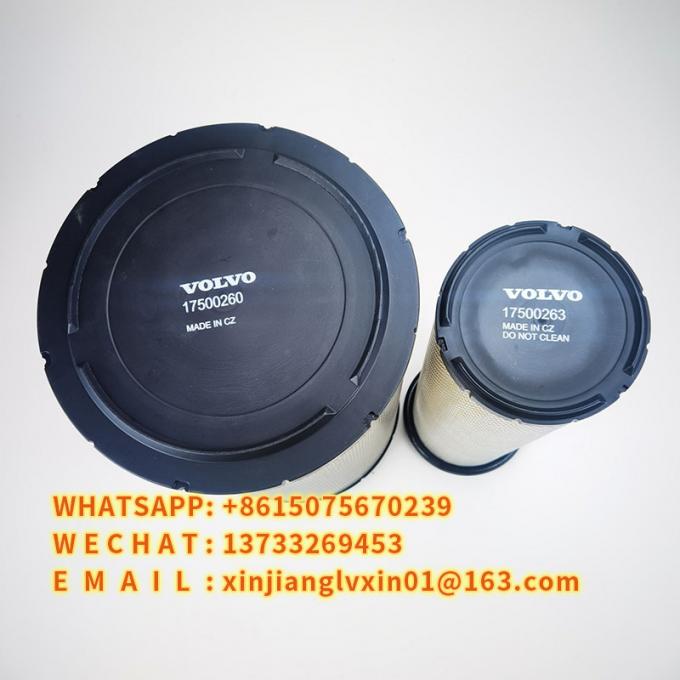 17500260 Air Cleaner Filter Element EC380D Excavator Air Filter 17500263