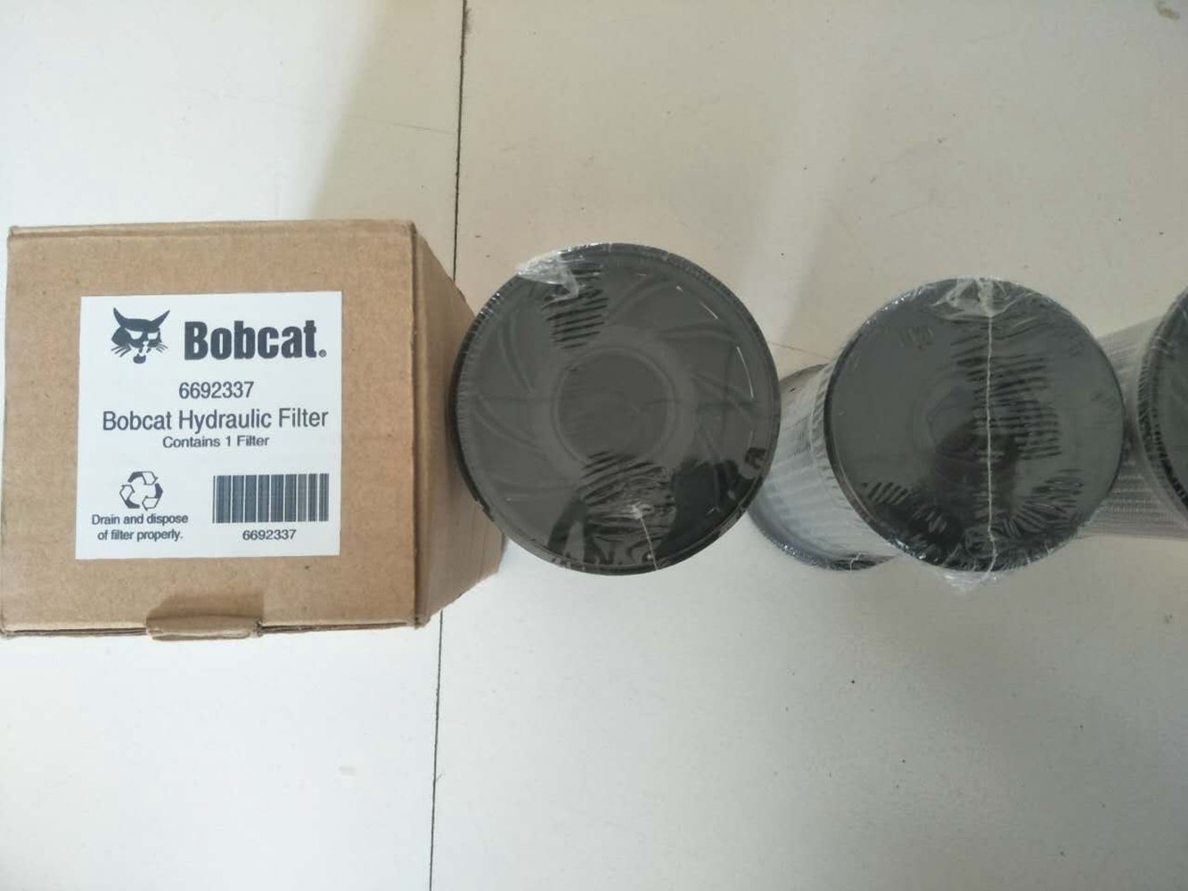 6692337 Bobcat Excavator Hydraulic Filter Element Bobcat Sweeper ...